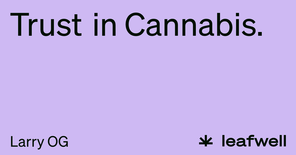 Larry OG Marijuana Strain, AKA Lemon Larry and Grandpa Larry